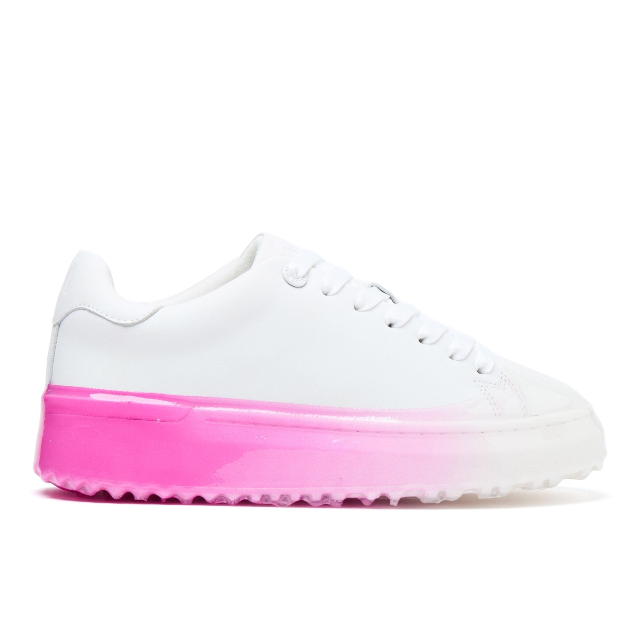 GRFTR Lite LWG Leather Trainer | Hot Pink Fade Dip | Mallet London
