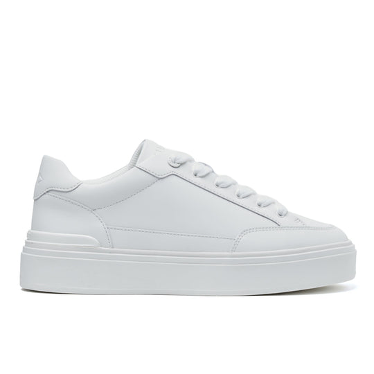 Lansbury Men's Triple White Trainers | LWG Leather | MALLET – Mallet London